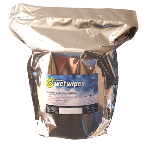 Cleanpaper wet wipes, Desinfektionstücher